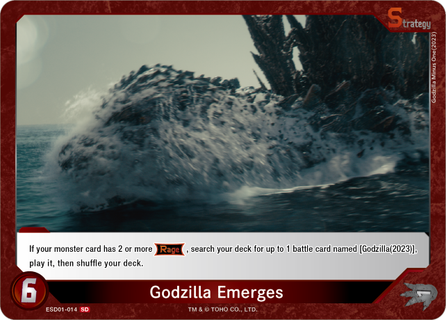 CARD LIST - GODZILLA CARD GAME